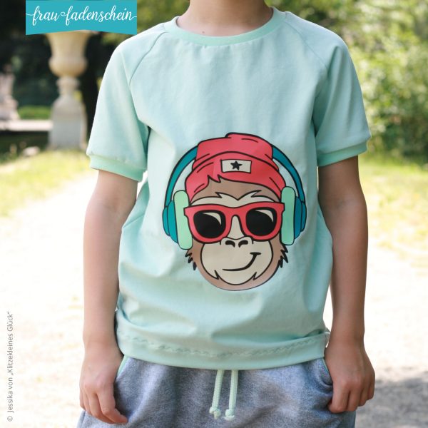 Plotterdatei Äffchen Mo - Frau Fadenschein