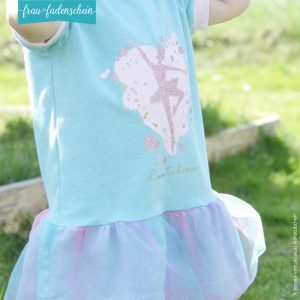 Plotterdatei Ballerina - Love to dance - Frau Fadenschein