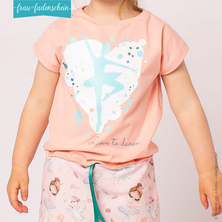 Plotterdatei Ballerina - Love to dance - Frau Fadenschein