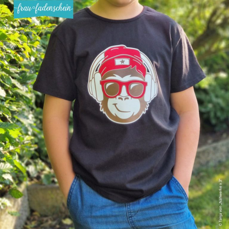 Plotterdatei Äffchen Mo - Frau Fadenschein