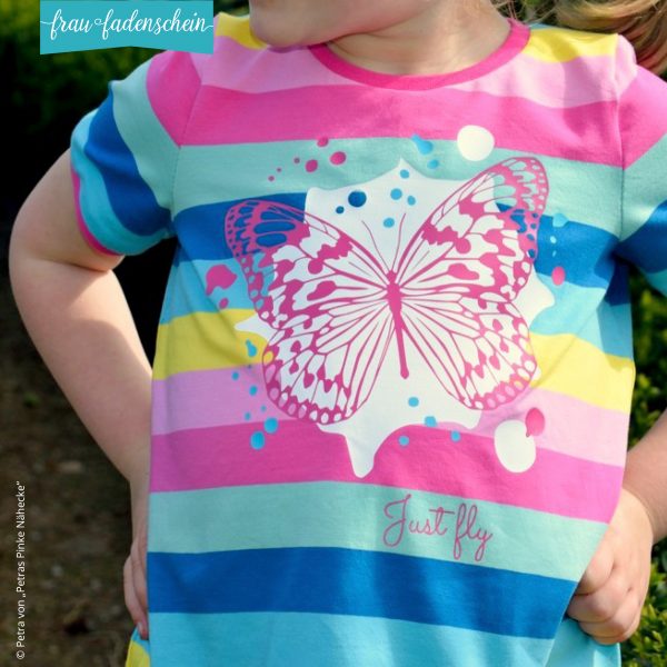 Plotterdatei Schmetterling - Just fly - Frau Fadenschein