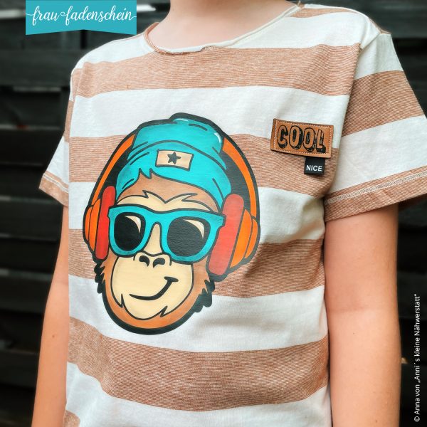 Plotterdatei Äffchen Mo - Frau Fadenschein