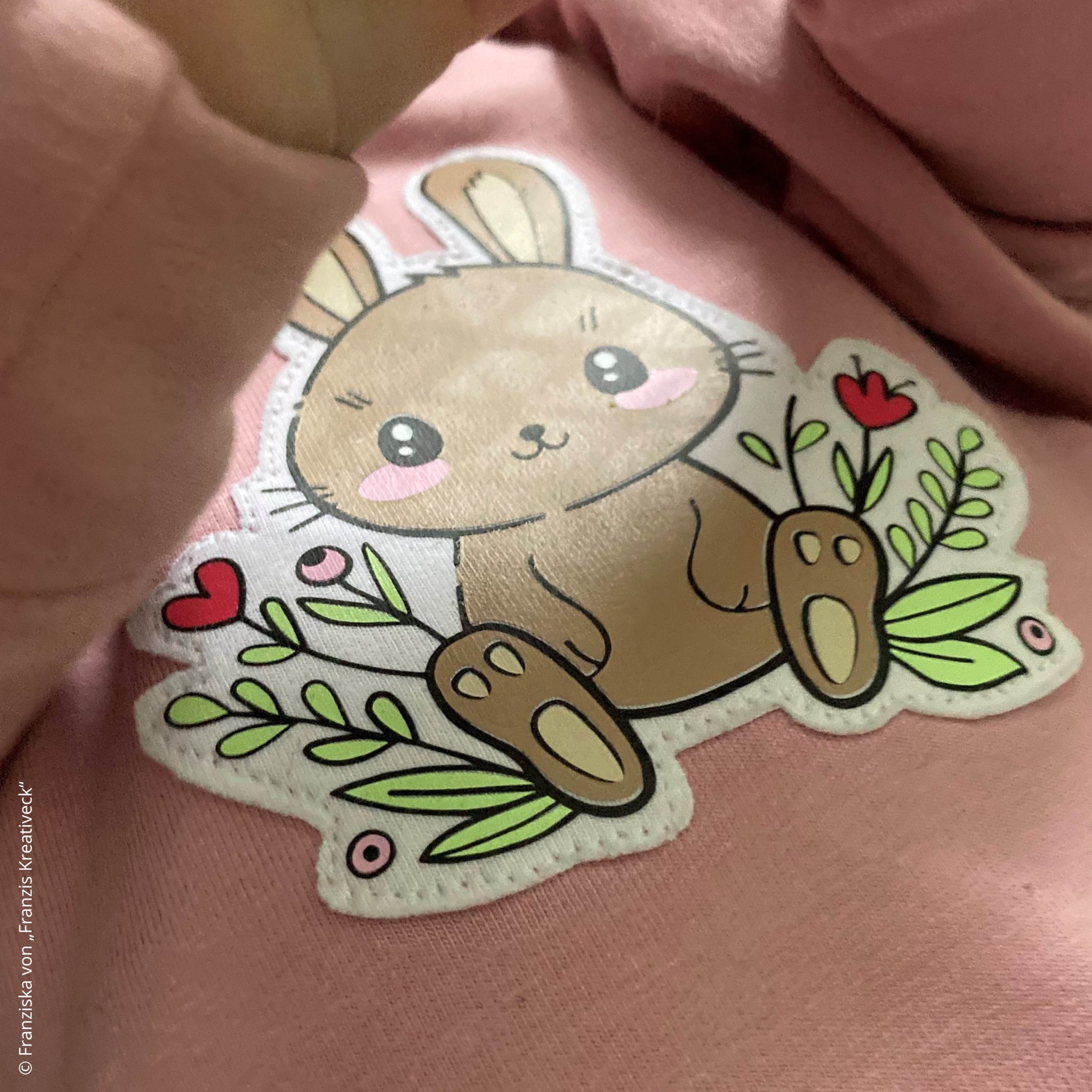 Plotterdatei Häschen Hoppel - Frau Fadenschein