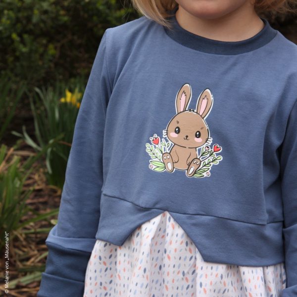 Plotterdatei Häschen Hoppel - Frau Fadenschein