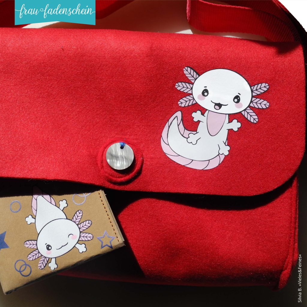 Plotterdatei Lotti Axolotl - Frau Fadenschein